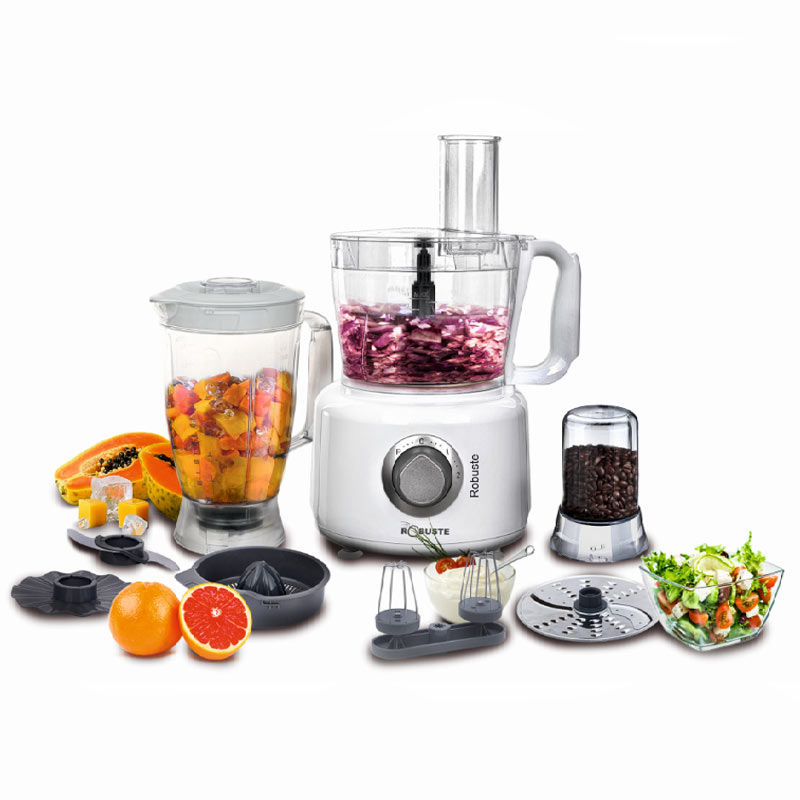 Robuste Robot Multifonction - 25 Fonctions - 800 W - 25F - Blanc - Robuste